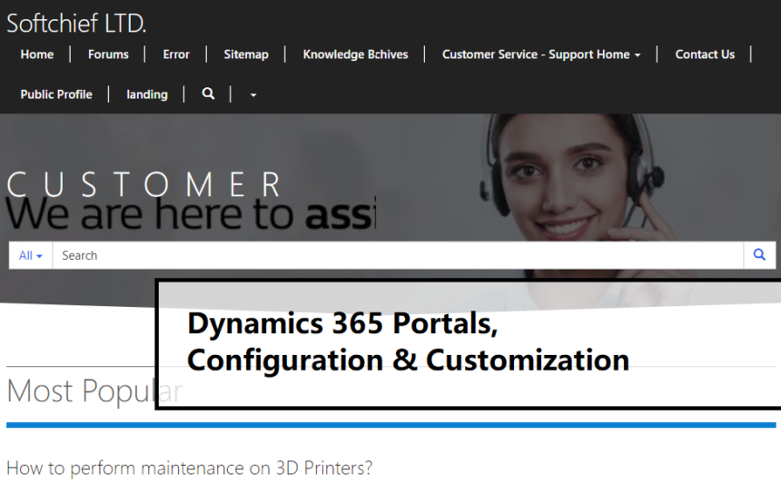 Dynamics 365 Portals Its Configuration And Customization Softchief Learn