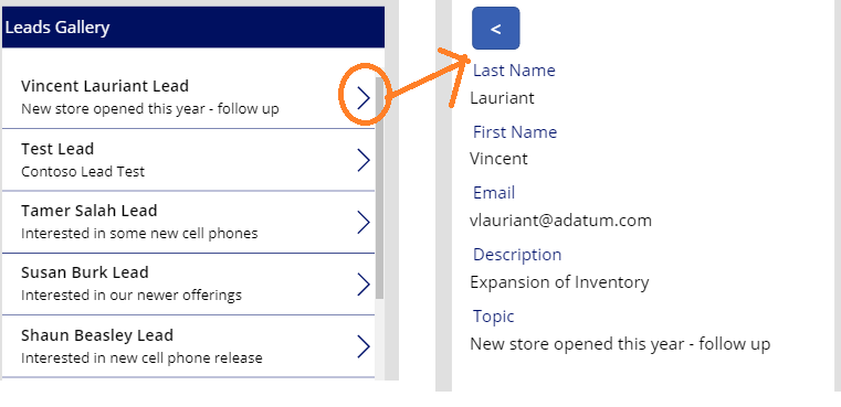 Create A Sample Canvas App Using Gallery Form In Dynamics 365 Instance Data Softchief Learn