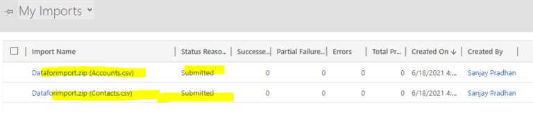 Import Related Entity Records Using Data Import In Dynamics 365 Ce Importing Lookup Fields