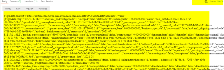 Step By Step Connect Dynamics 365 Online From Postman Using Webapi Auth 20 Authentication
