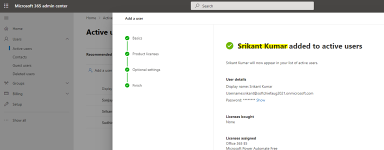Solved User Is Not Showing In Dynamics 365 Online Users Area Created In Office 365 Softchief