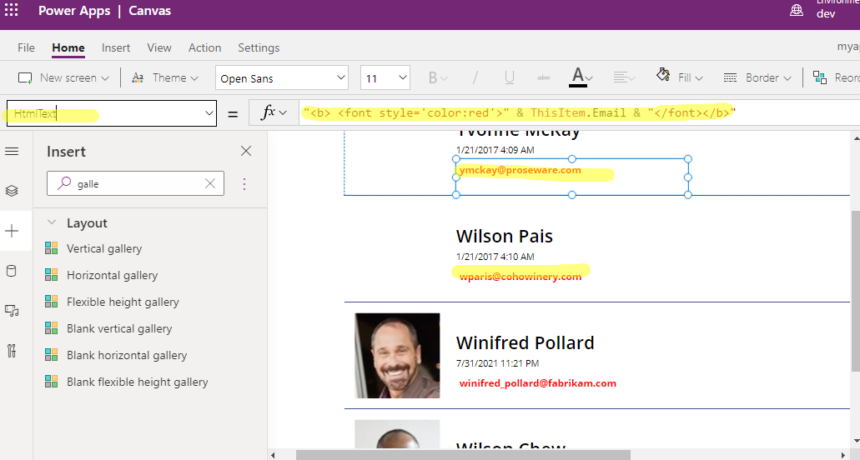 Working With Html Text Controls Inside Power Apps In Canvas Apps Softchief Learn