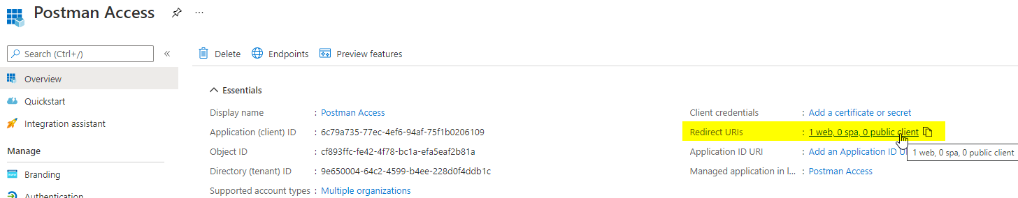 Step By Step Connect Dynamics 365 Online From Postman Using Webapi Auth 20 Authentication