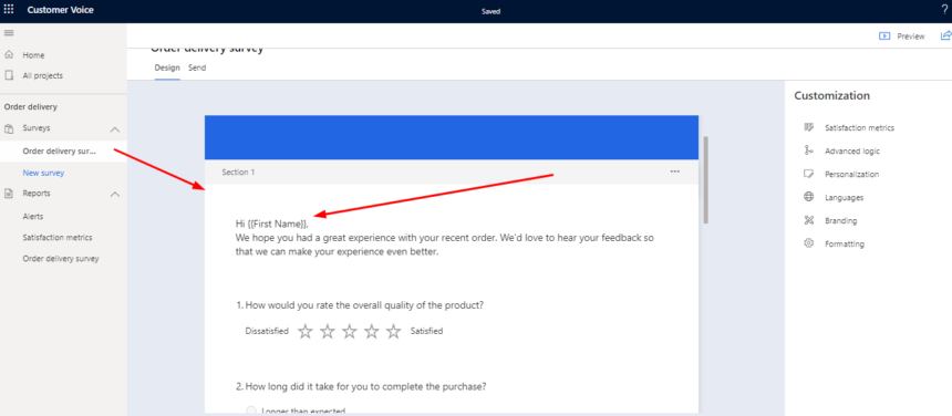 Integrate Customer Voice With Dataversedynamics 365 Using Power Automate Softchief Learn