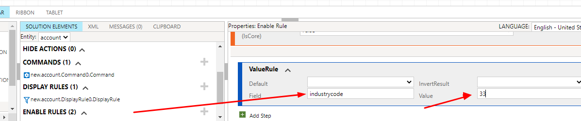 Use Of Enable Rule Using Field Value For Commands Buttons In Dynamics 365 Forms Ribbon