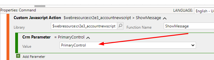 Ribbon Workbench Part 3 For Dynamics 365 Add A Custom Button On Entity Form In Account With