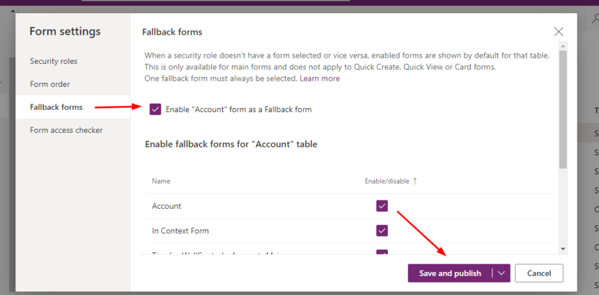 Fallback Form In Power Apps Or Dynamics 365 Model Driven Apps Dataverse Softchief Learn