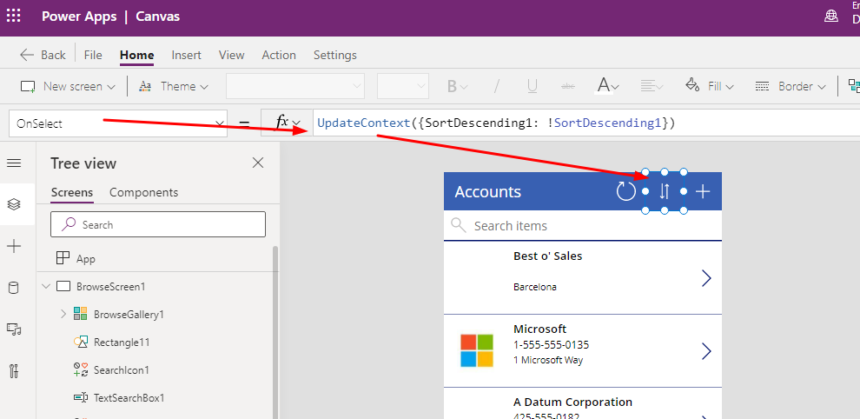 How To Implement Sorting And Searching In Gallery In Canvas Apps Power Apps In Softchief Learn