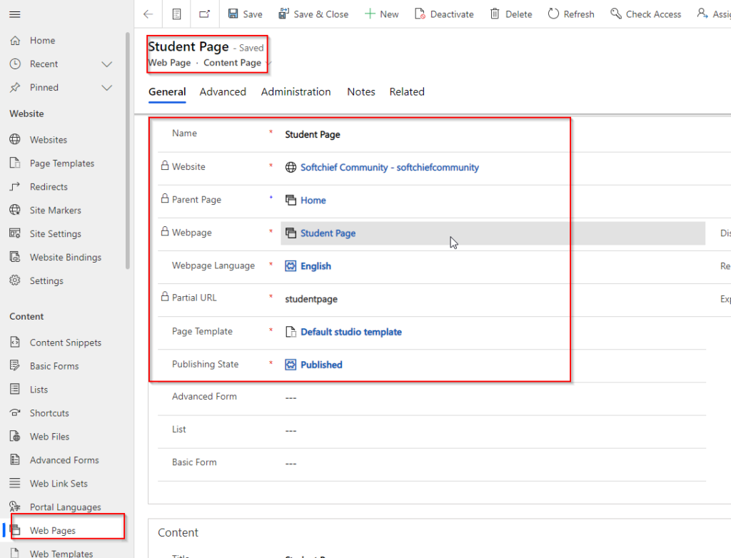 Web Template Vs Page Template Vs Web Page In Power Portal Softchief Learn