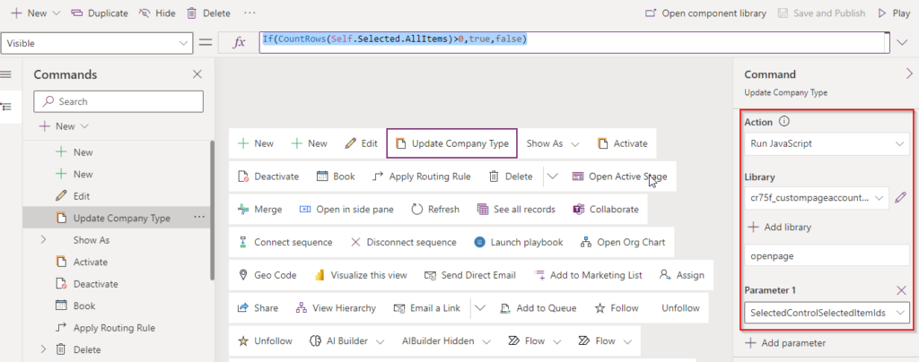 Open Custom Page From Model Driven App Main Grid Command And Pass Parameters Softchief Learn