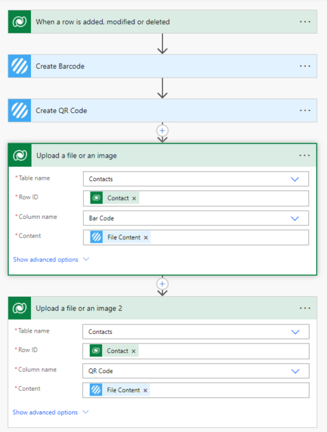 Generate Qr Code Bar Code Using Power Automate With Dataverse Softchief Learn