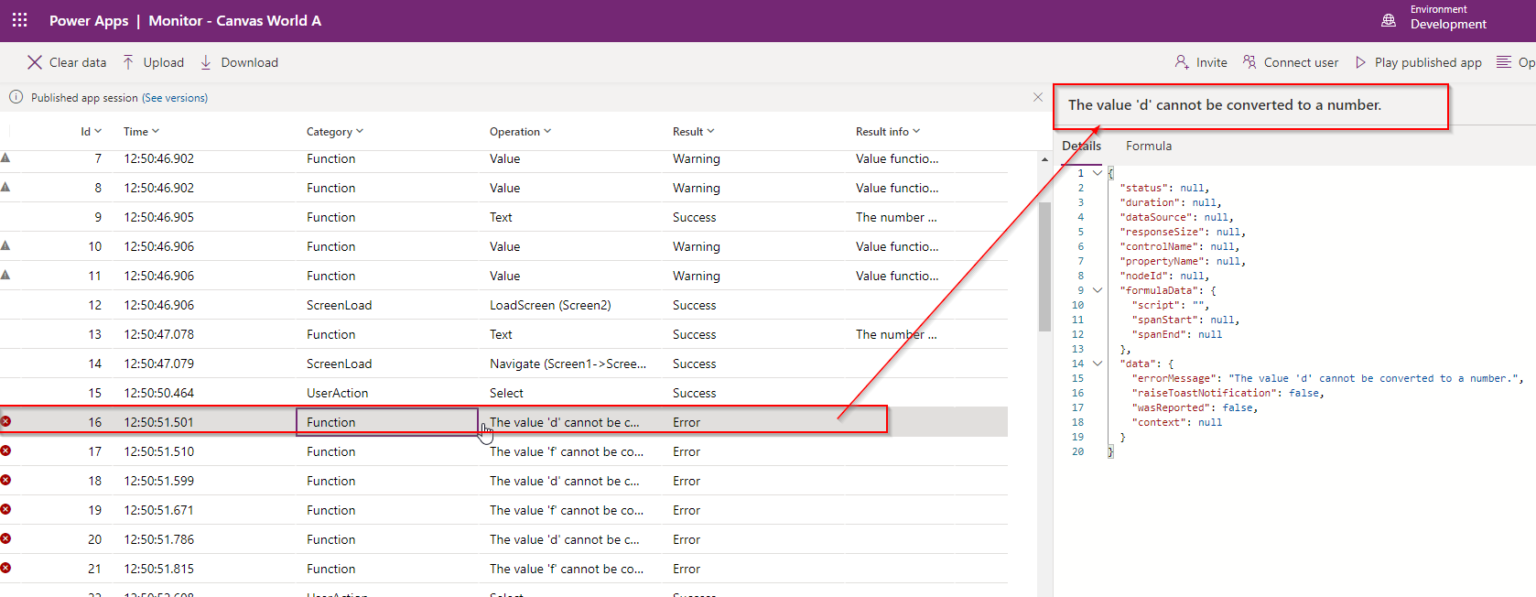 Debug A Published Canvas App Using Monitor Feature Inside Power Apps Softchief Learn