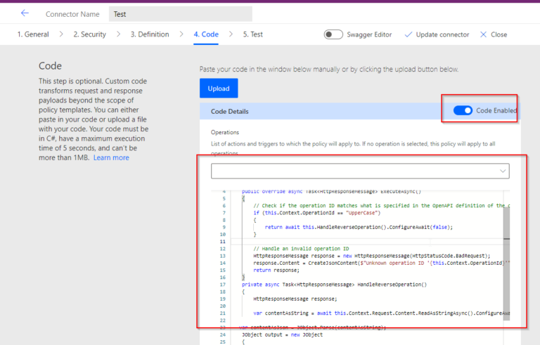 C Code In Custom Connector For Power Apps Or Power Automate Softchief Learn