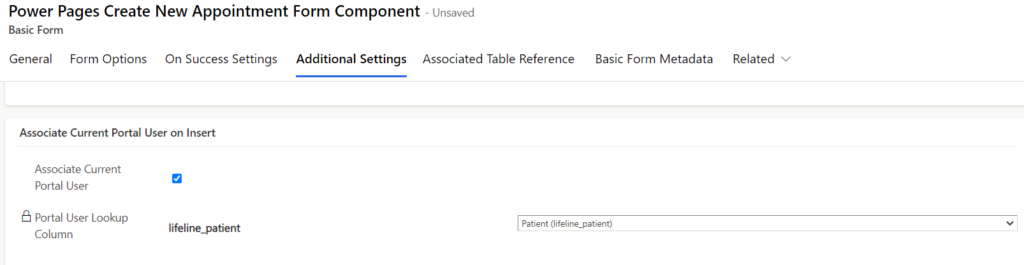 Auto Populate Contact Lookup As Current Portal Login User On Record Create From Power Page Or