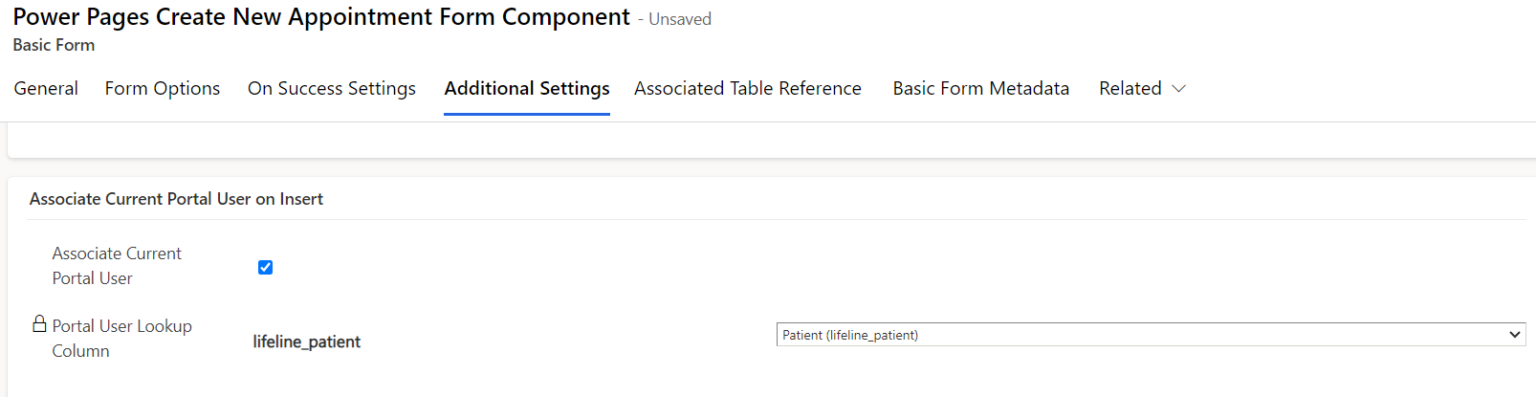 Auto Populate Contact Lookup As Current Portal Login User On Record Create From Power Page Or