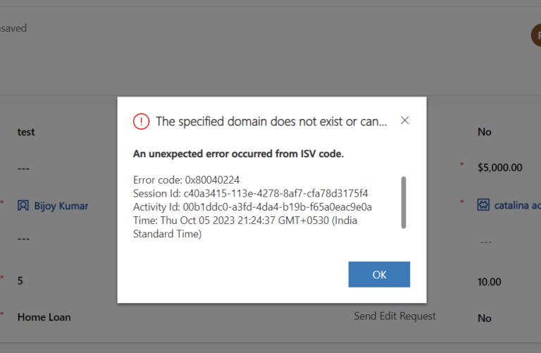 Resolved Specified Domain Does Not Exist Or Cannot Be Contacted Error In Plugin While