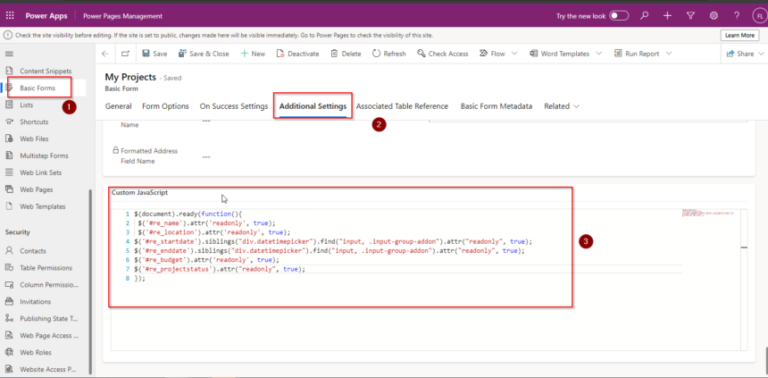How To Make Fields Read Only In Power Pages Form Using Javascript Softchief Learn